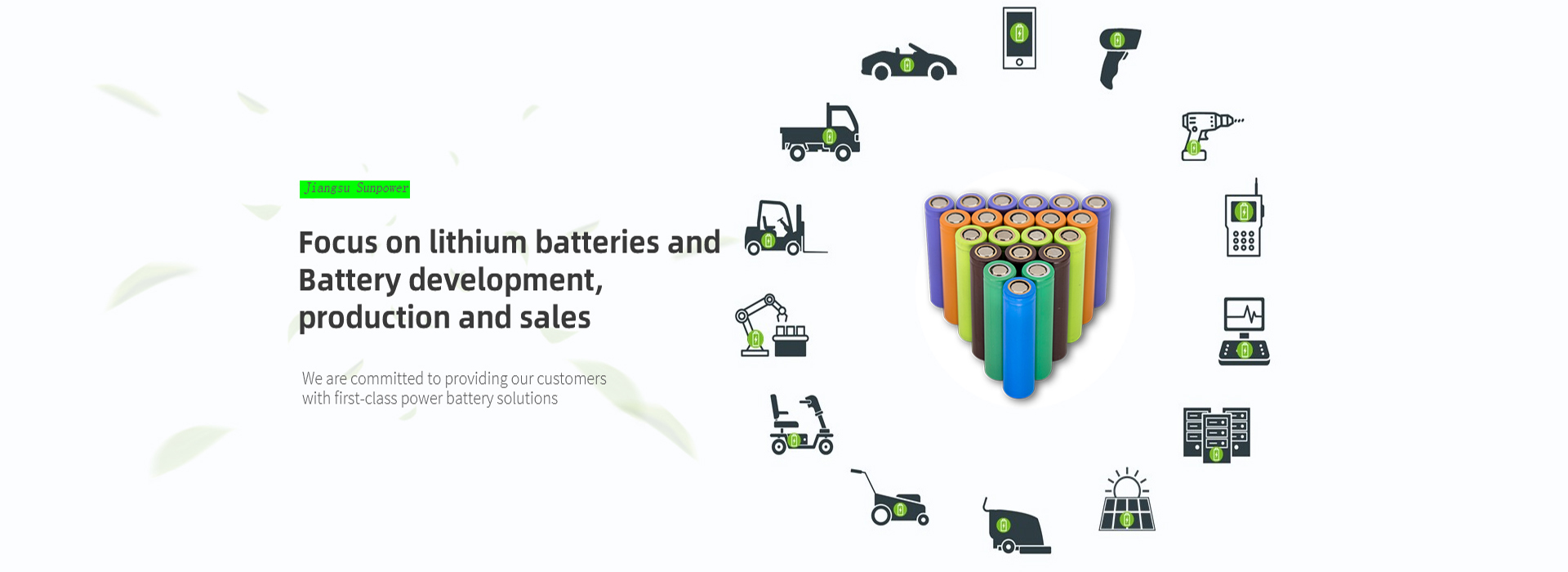 Lithium-ion Battery Manufacturer & Li-ion Cell Supplier - Sunpower New ...